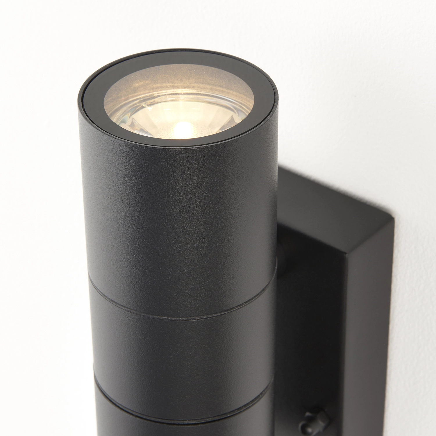 SCOPE Twin Up-Down Wall Light with PIR Sensor - Black | National ...