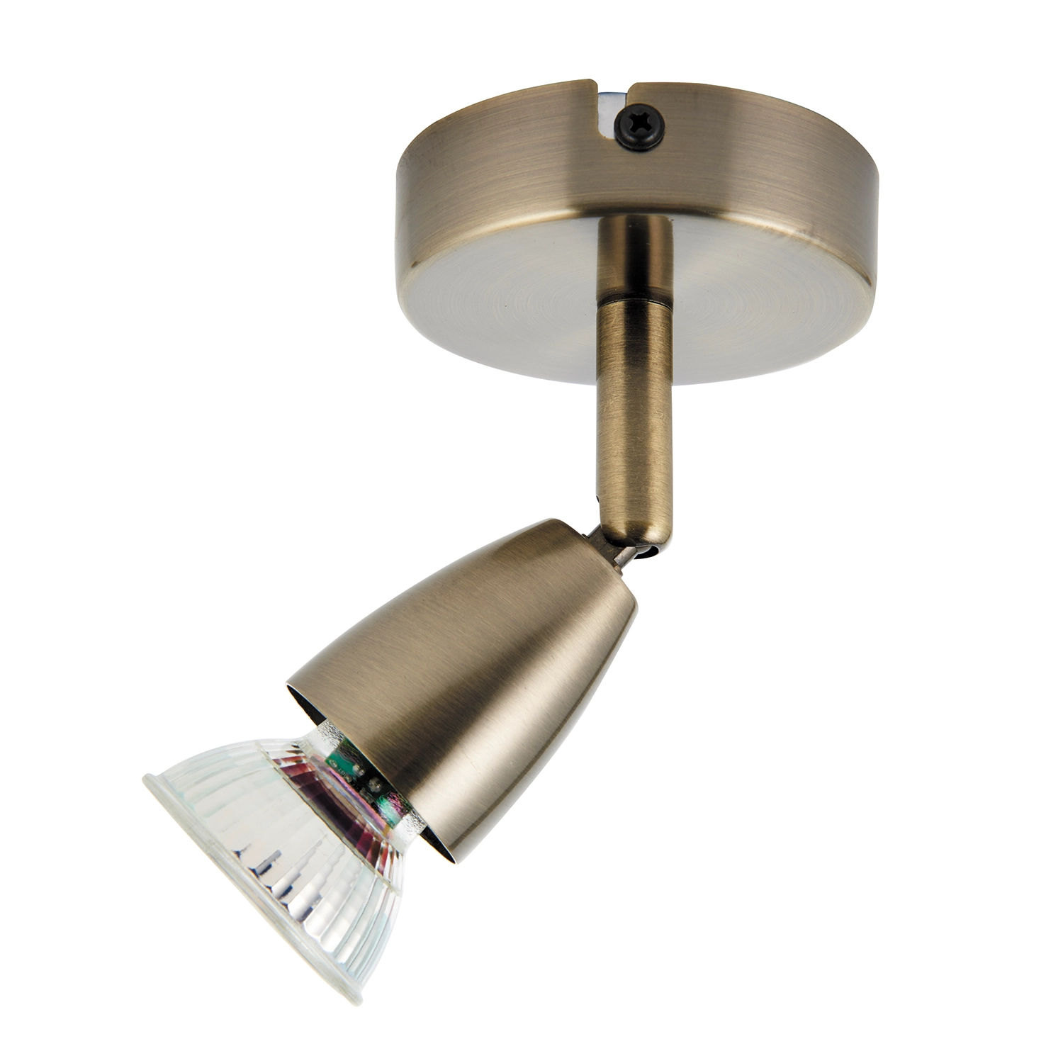 Amalfi Spotlight 1 Light Antique Brass 50W | National Lighting ...