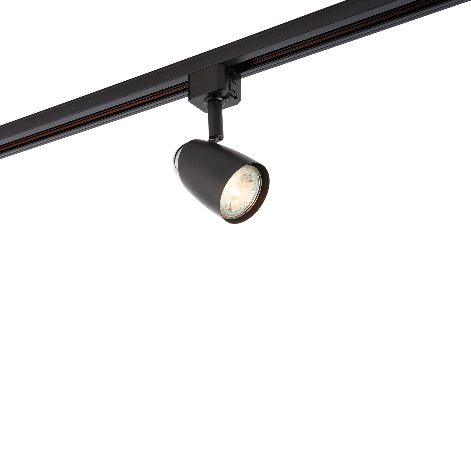 MONTE GU10 single track spotlight - Dimmable & Adjustable - Matt Black ...