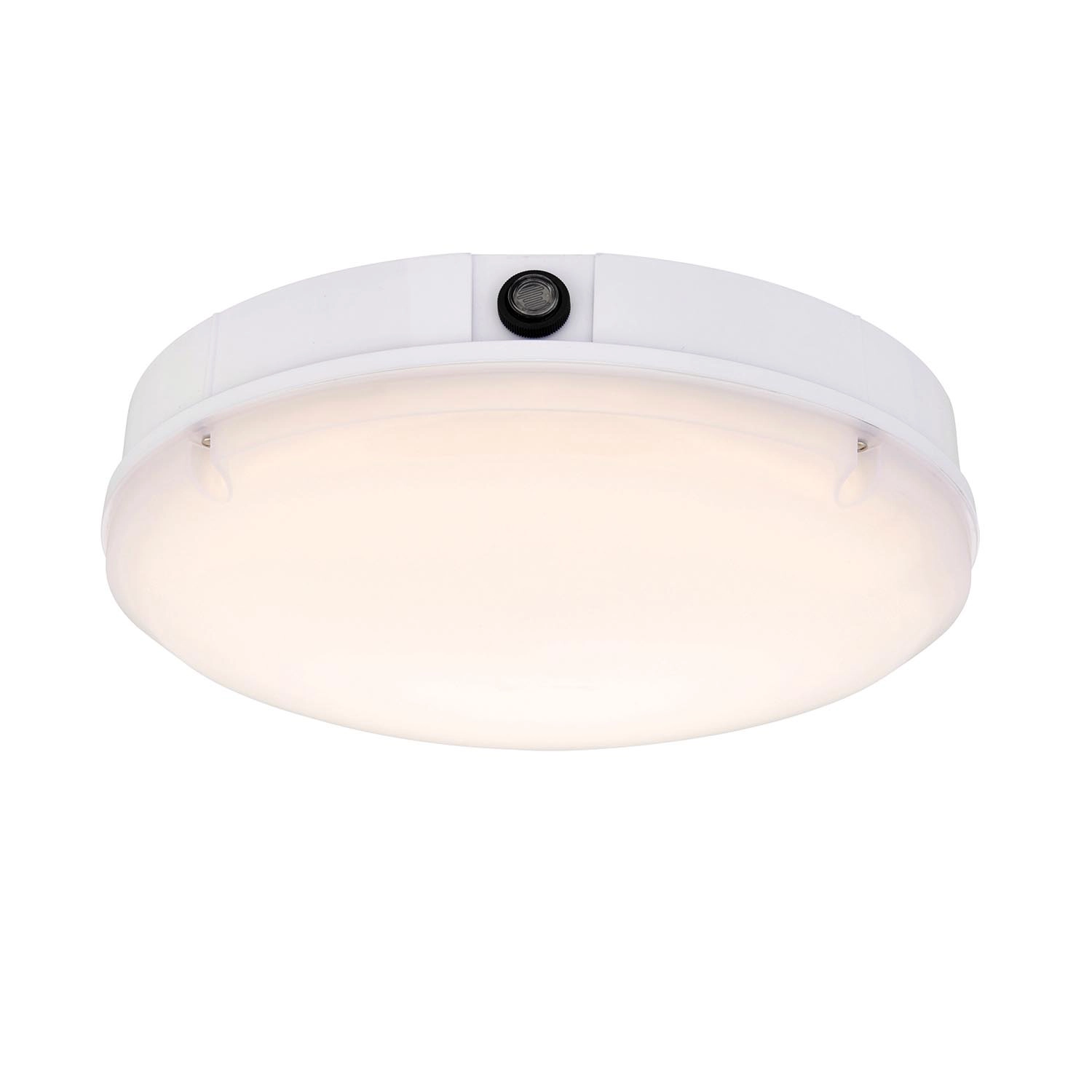 Forca Ultra photocell 8W/12W/15W LED CCT bulkhead in white - wall ...