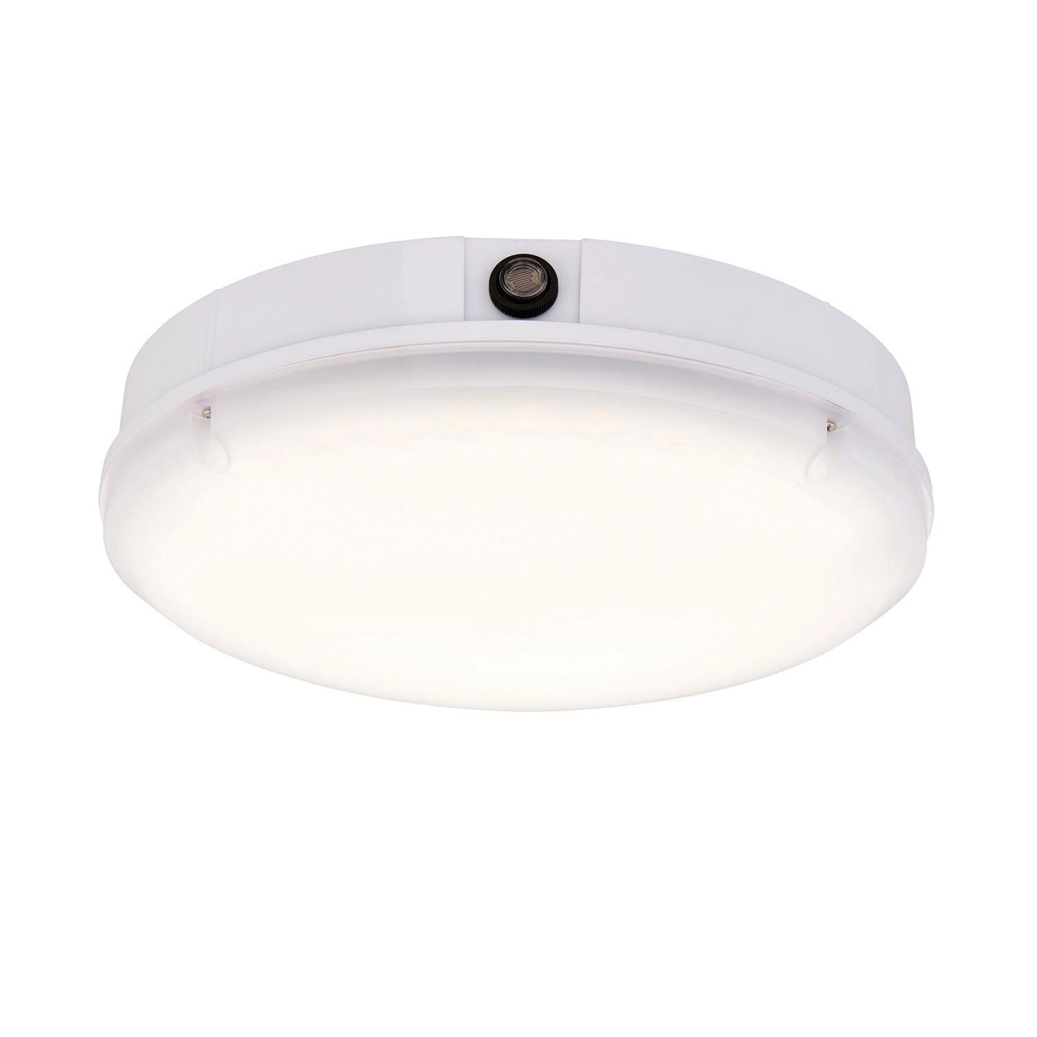 Forca Ultra photocell 8W/12W/15W LED CCT bulkhead in white - wall ...