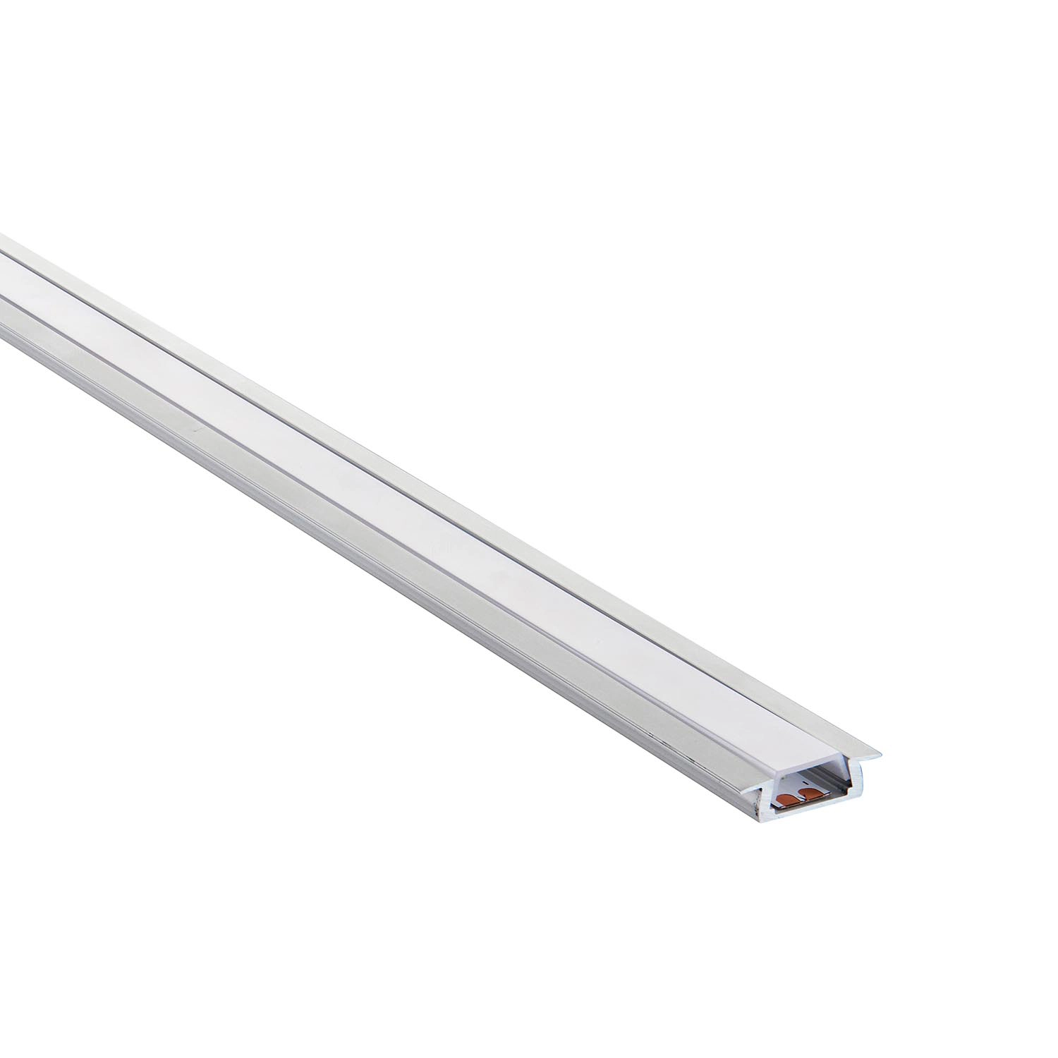 Extrusion LED Striplight - Silver - Opal PC Diffuser - IP20| National ...