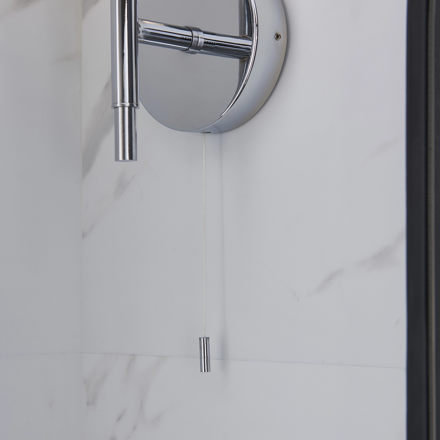 AURELI Wall Light - Chrome & Frosted Ribbed Glass | National Lighting ...