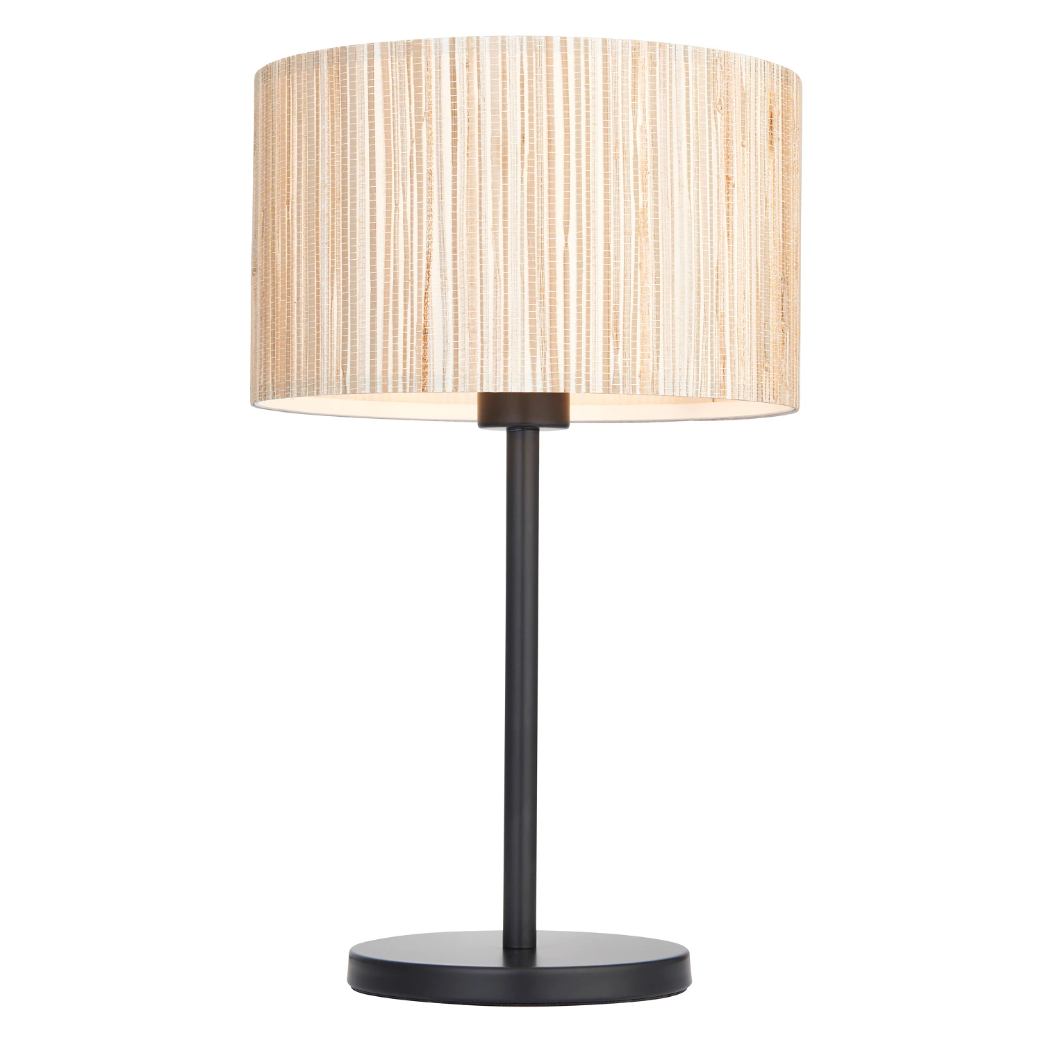 LUCIUS | Table Light | Natural Seagrass & Matt Black | National ...