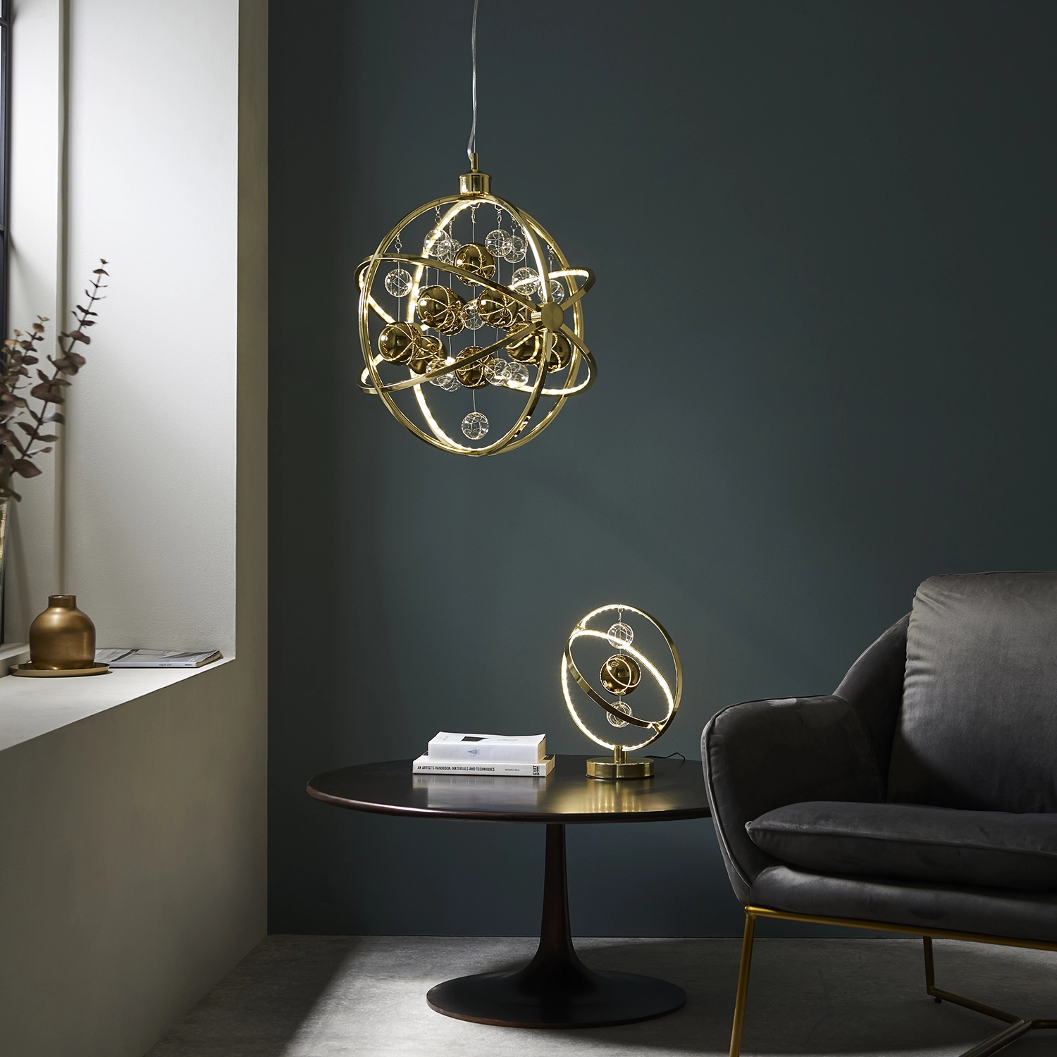WILLOW | 6.9W LED TABLE LAMP | GOLD | National Lighting | National ...