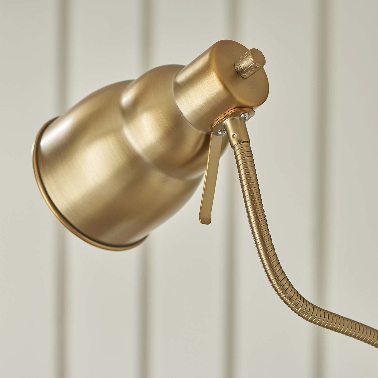 National Lighting | FLEXI READER | Floor Task Light | Brass | National ...