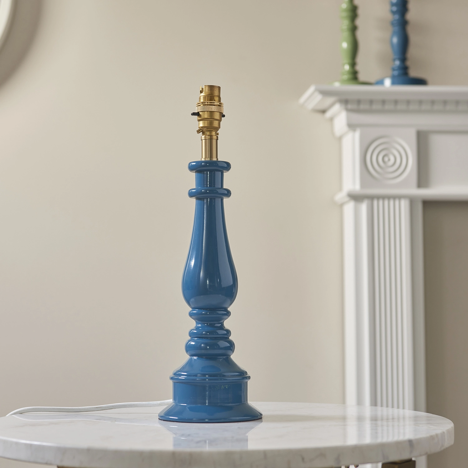 National Lighting | CHARLESTON | Table Base | Marlin Blue | National ...