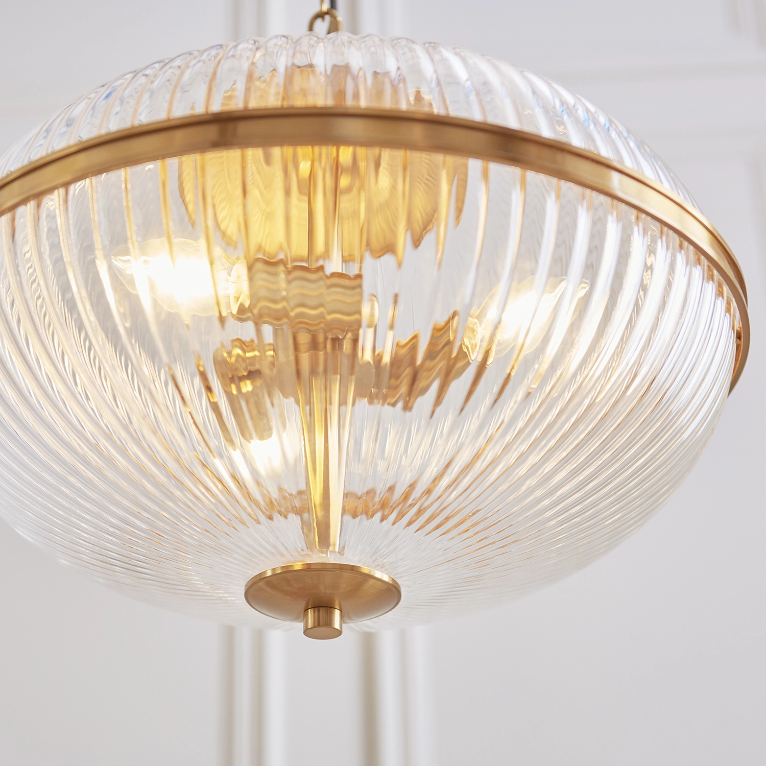 EVERSLEY 3-Light Pendant - Vintage Brass | National Lighting® Online Shop