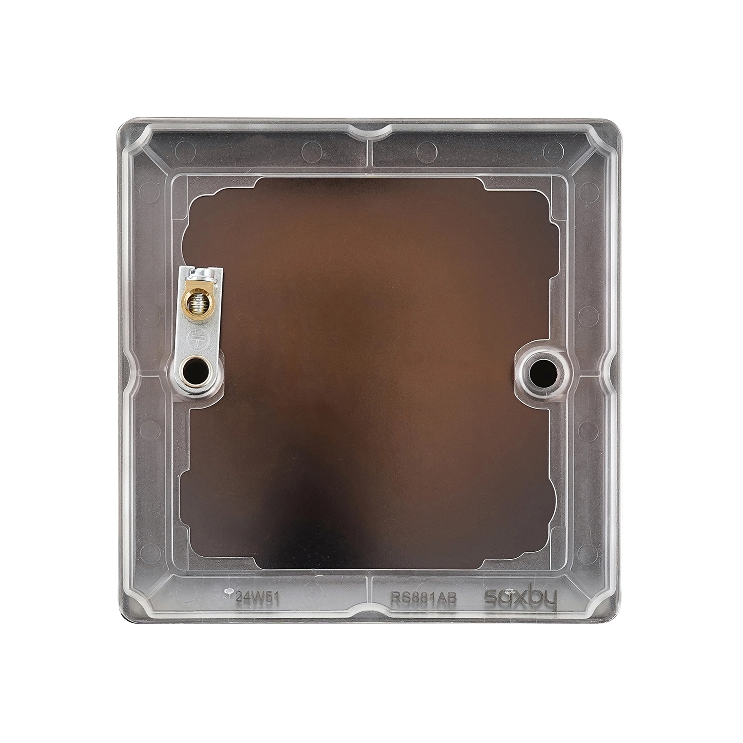 Raised Screwed 1G Blanking Plate - Antique Brass | National Lighting ...