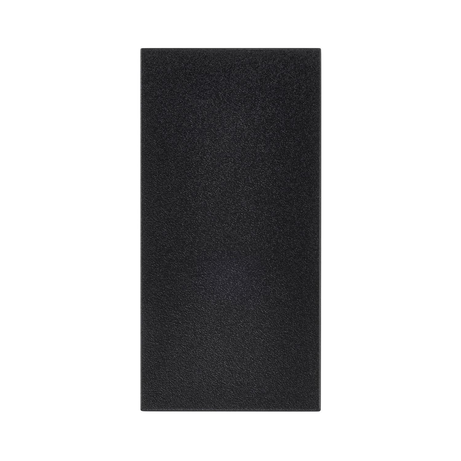 Euro Module Half Blank - Matt Black | National Lighting® Online Shop