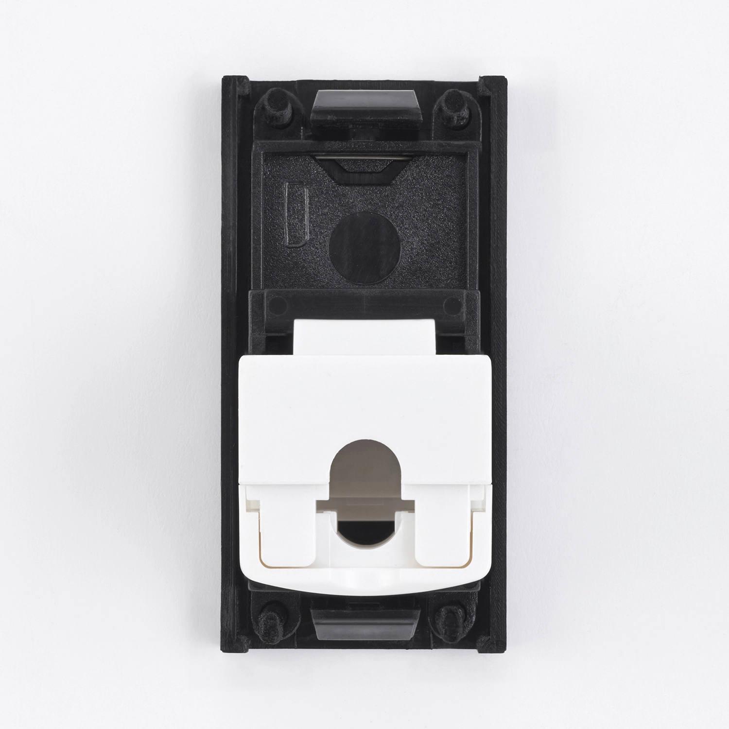 Euro Module RJ45 CAT5e Module - Matt Black | National Lighting® Online Shop