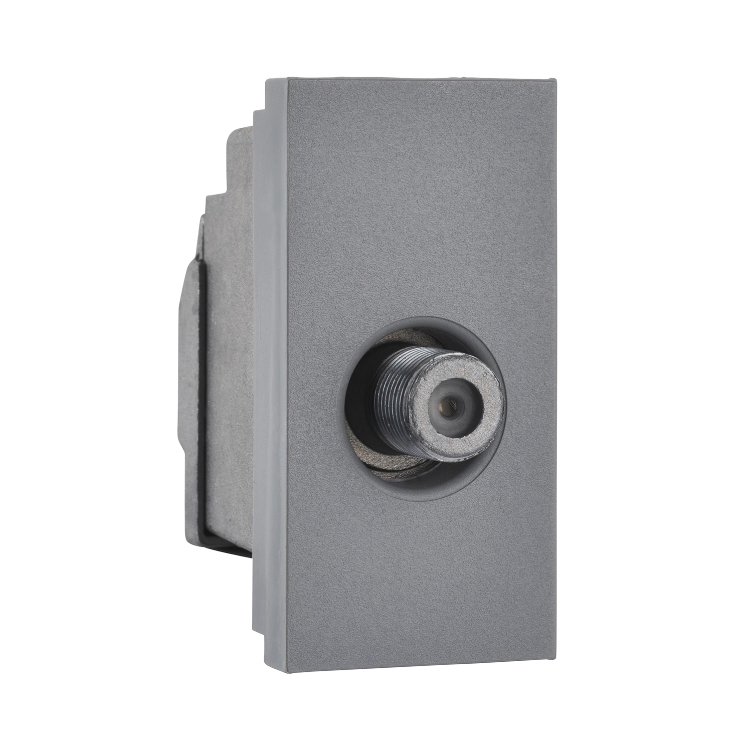 Euro Module Satellite Screened Module - Grey | National Lighting ...