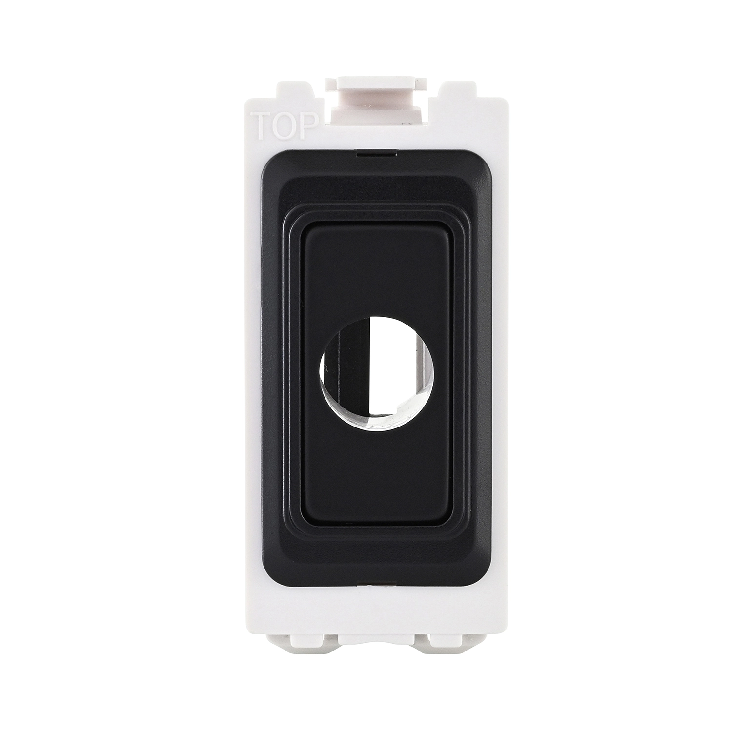 Grid 13A Flex Outlet Module - Matt Black | National Lighting® Online Shop
