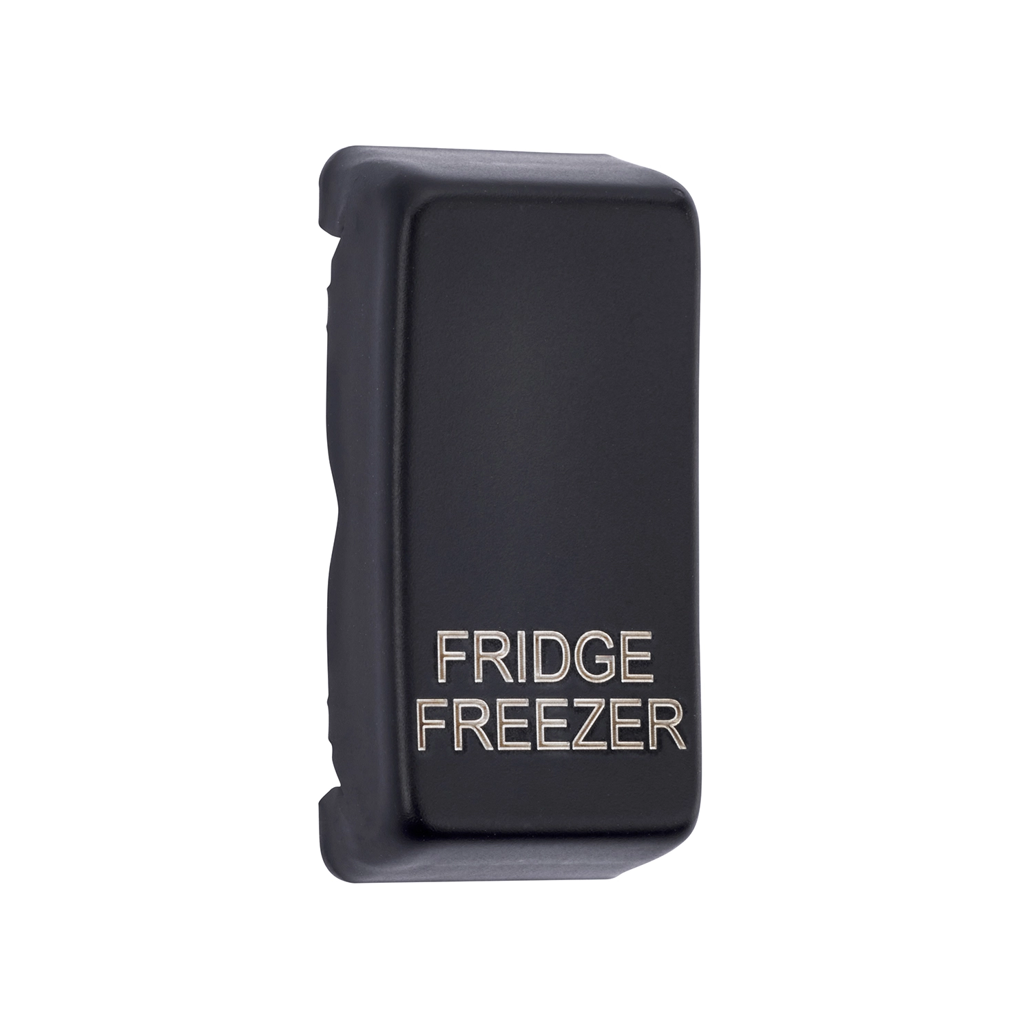 Grid Rocker Cover FRIDGE FREEZER - Matt Black | National Lighting ...