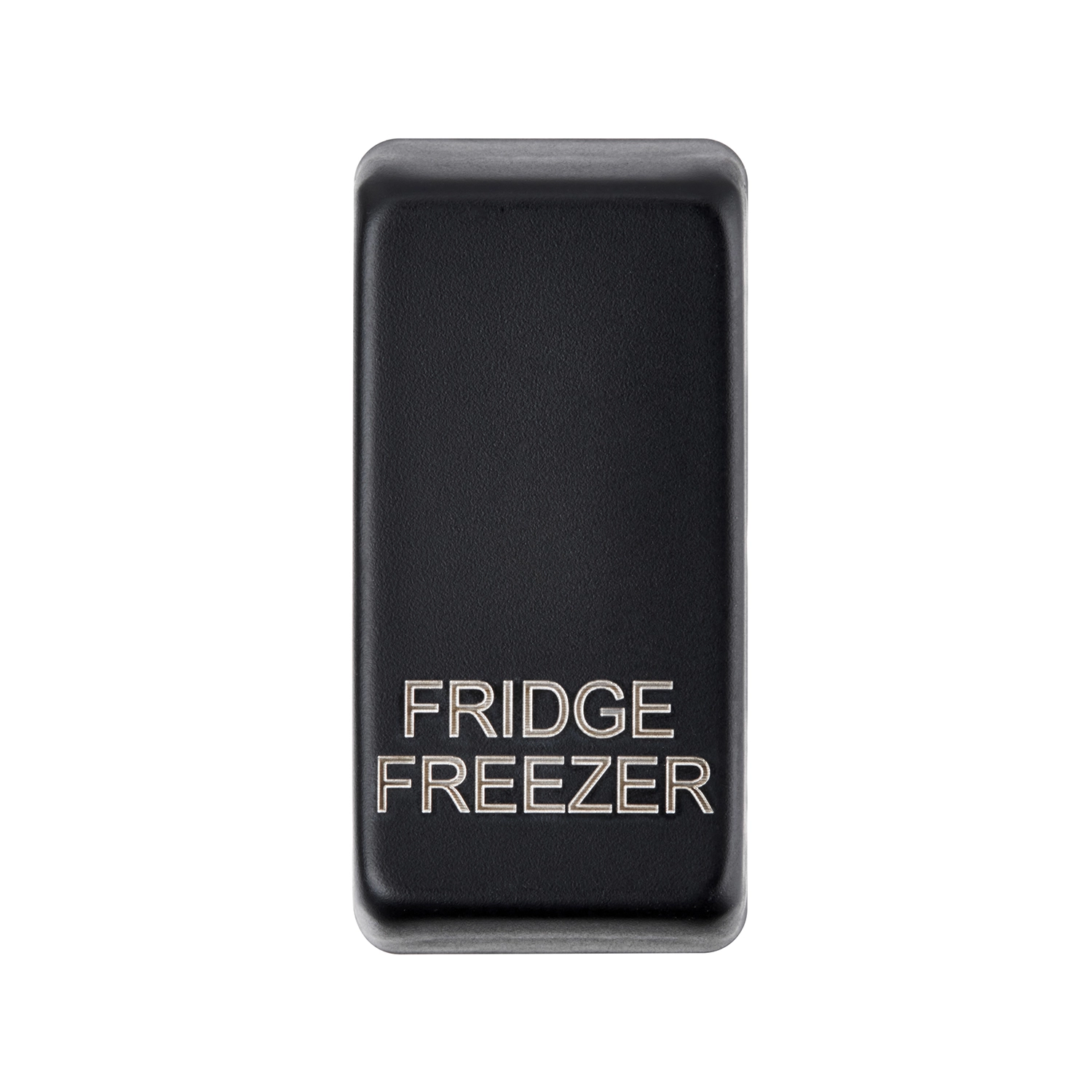 Grid Rocker Cover FRIDGE FREEZER - Matt Black | National Lighting ...