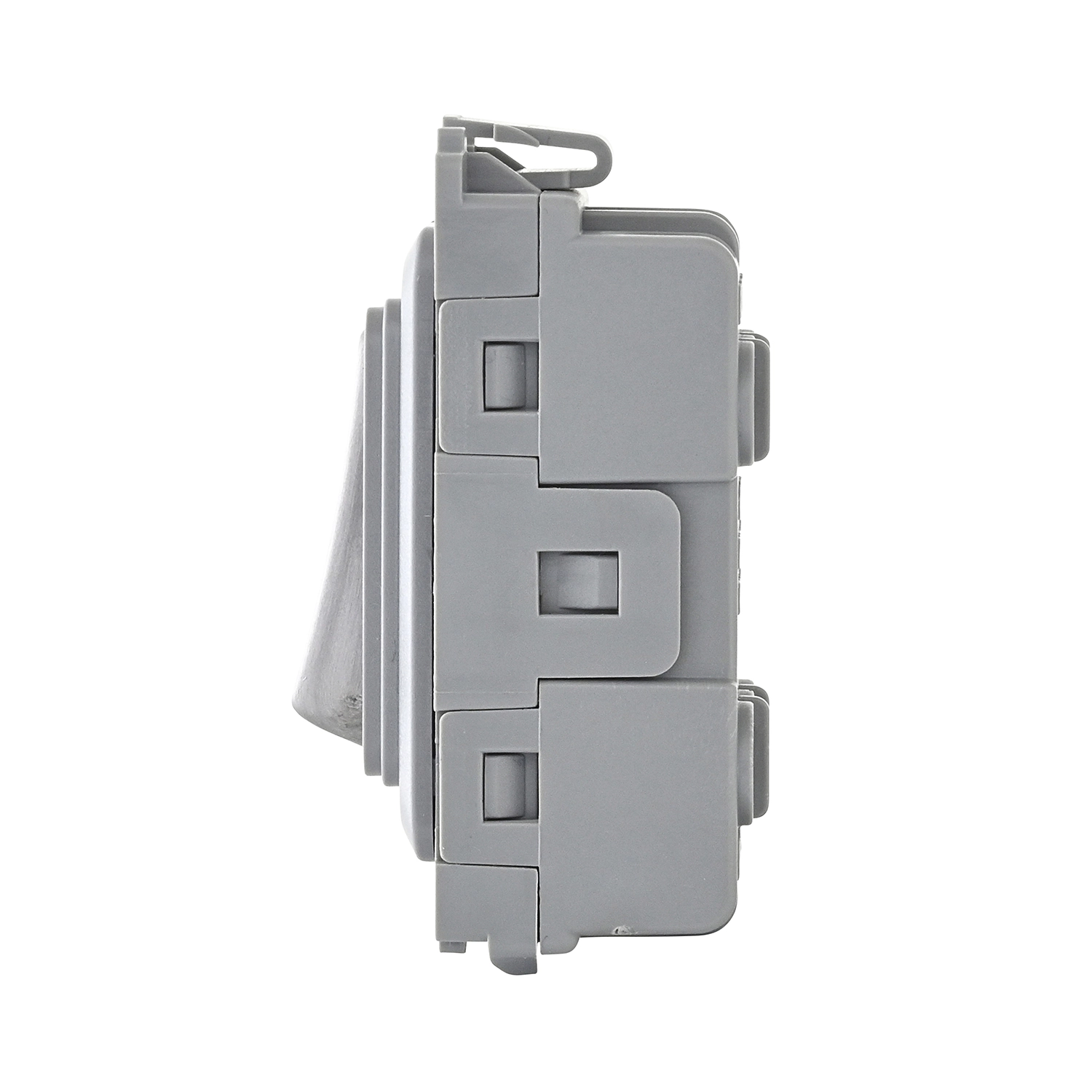 Grid 10A Fan Isolator Grid Module - Brushed Steel | National Lighting ...