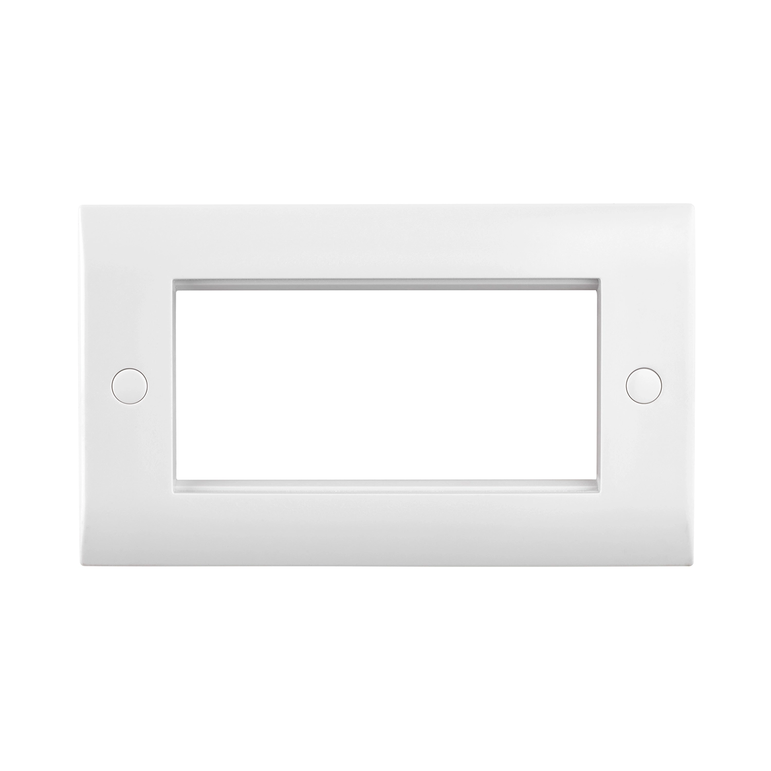 Curved Edge 4G Modular Faceplate (4 Modules) | National Lighting ...