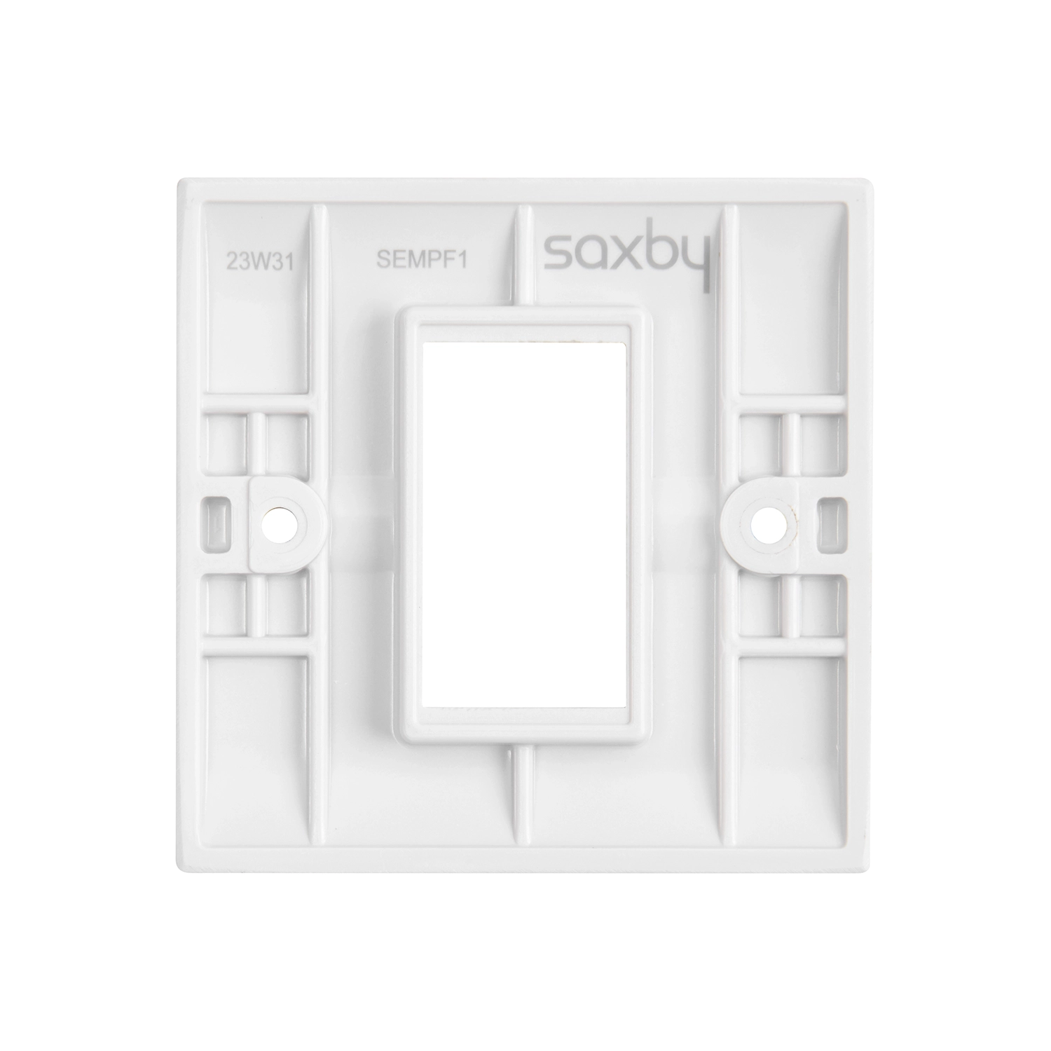 Square Edge 1G Modular Faceplate (1 Module) | National Lighting ...