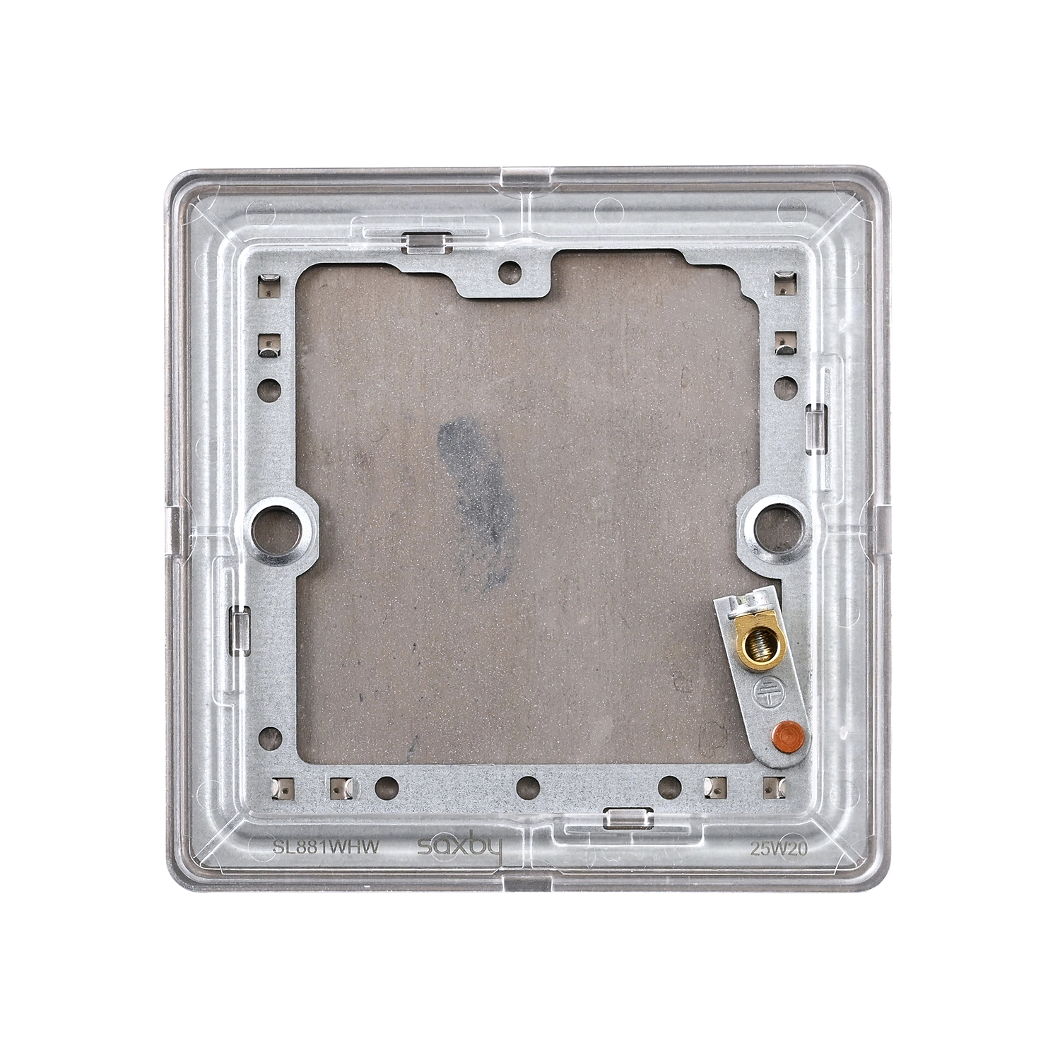 Screwless 1G Blanking Plate - Matt White | National Lighting® Online Shop